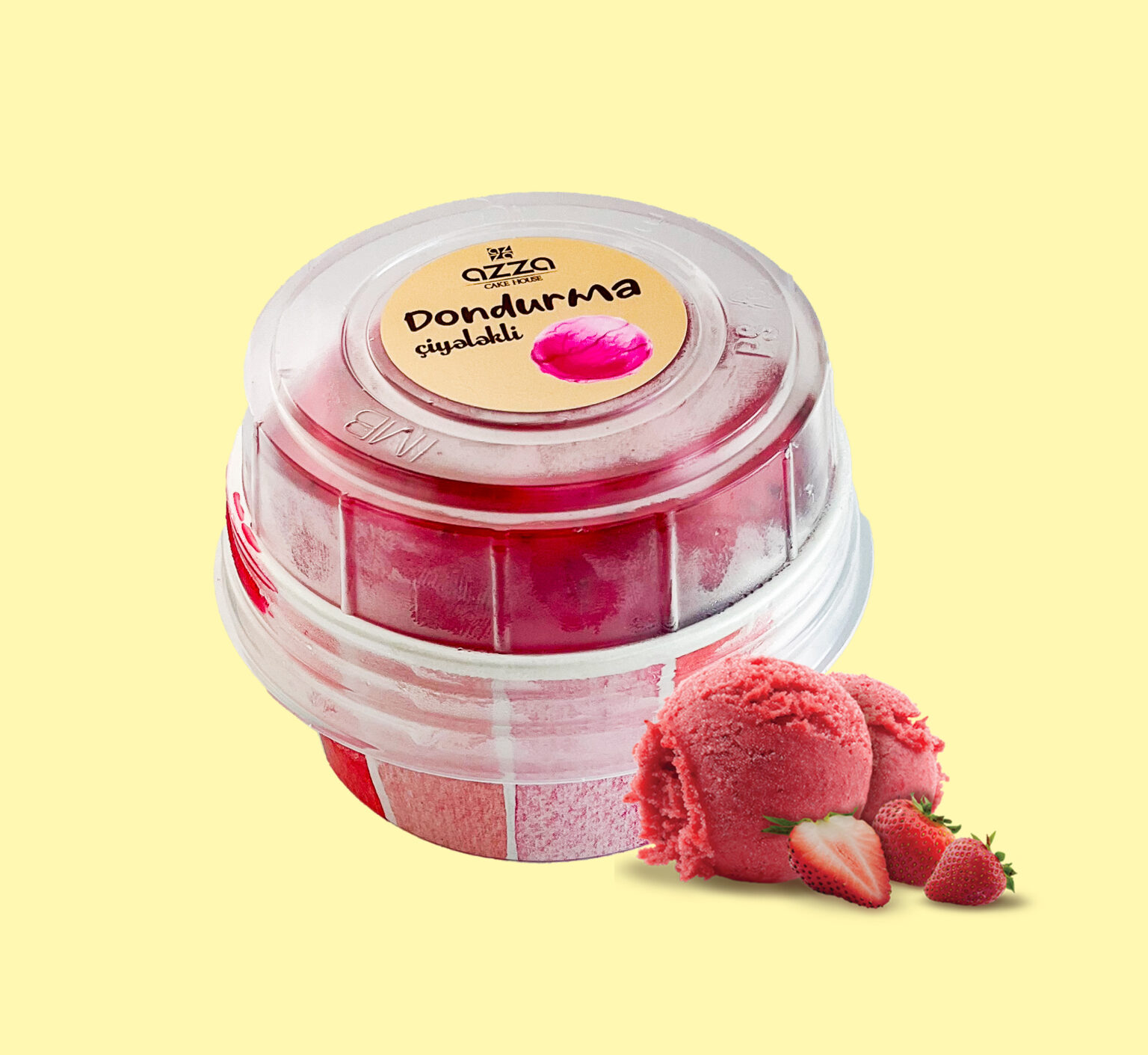 Strawberry ice cream – Azza